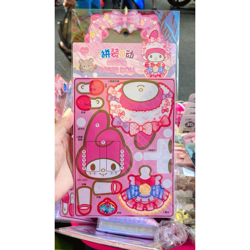Sanrio DIY STICKERS / STICKER DISASSEMBLY 1 PCS | Shopee Philippines