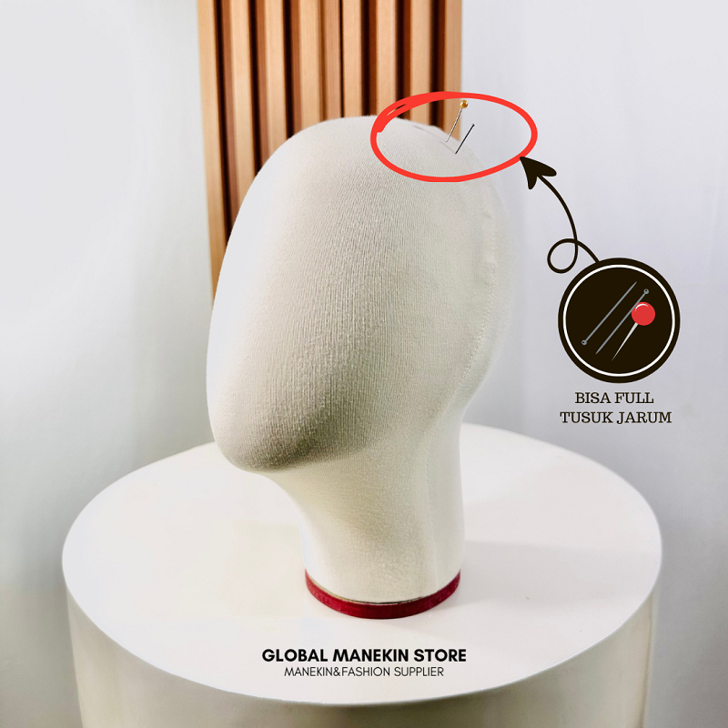 Mannequin Head / Foam Mannequin Head (FULL NEEDLE STICK) | Shopee ...