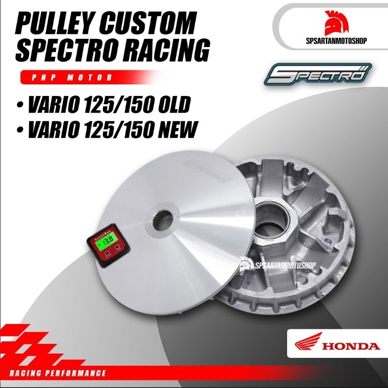 Pulley CVT Vario 125 Vario 150 Old New LED Spectro Racing Roller House ...