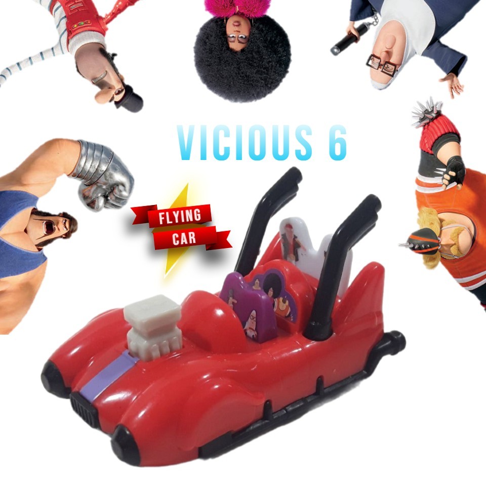 Mcdonald's Happymeal Minions 2 The Rise Of Gru 2022 Vicious Six flying ...