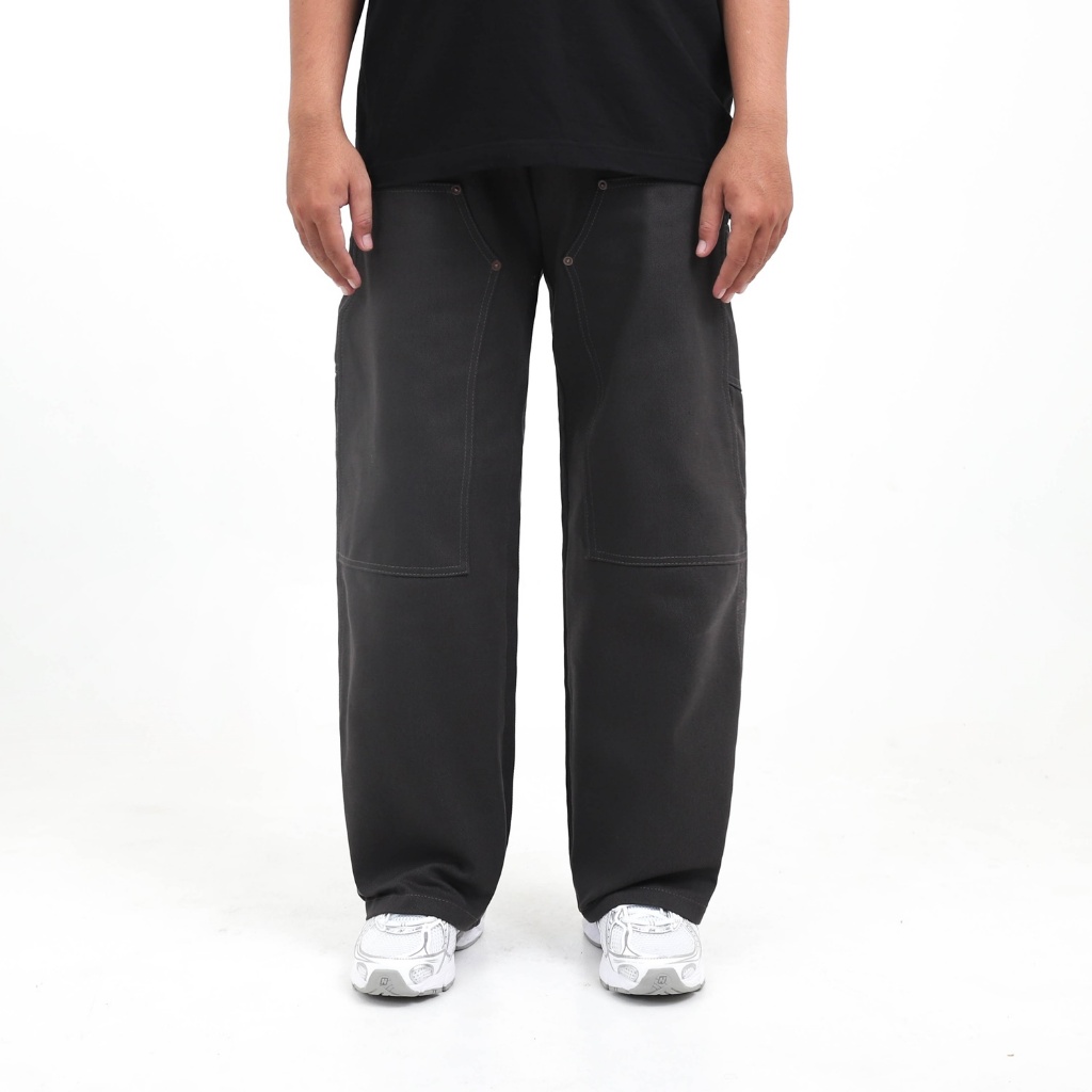 Timebomb - CARPTER PANTS - CARPTER DOUBLE KNEE LOOSE FIT | Diraz | Grey ...