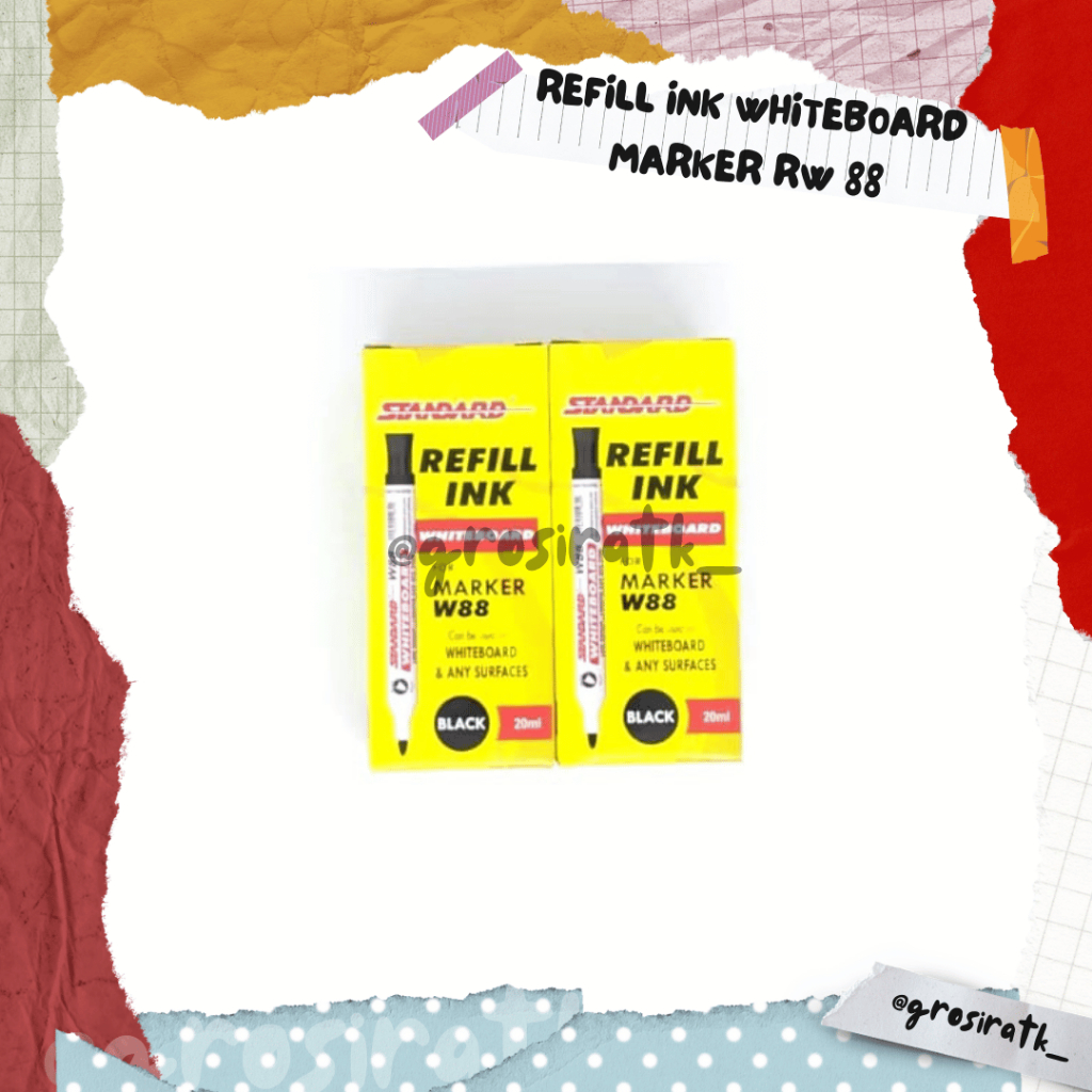 Standard Refill Ink Whiteboard Marker RW 88 / A Set of 2PCS (Ins / Fill ...