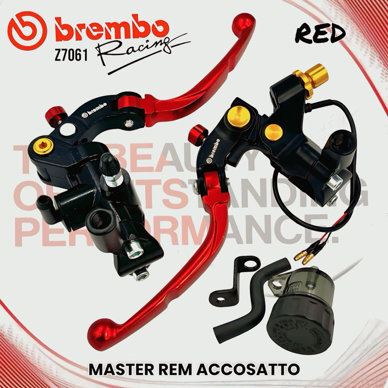 BRAKE MASTER SET ACCESSORIES PLUS MIKA TUBE HANDLE CLUTCH LEFT RIGHT ...