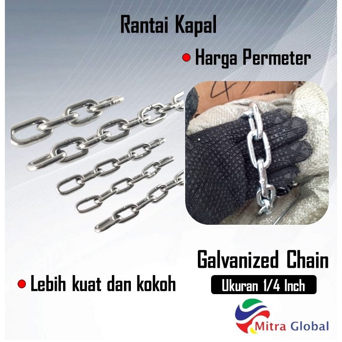 Per 1 Meter Iron Chain Fence Size 6mm Meter/Iron Chain Ship Chain Price ...