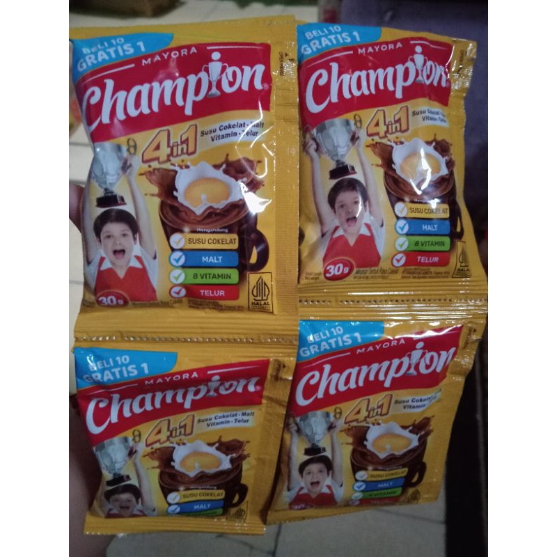 Energy champion chocolate drink (11 sachets) exp September 2025 | Shopee Philippines