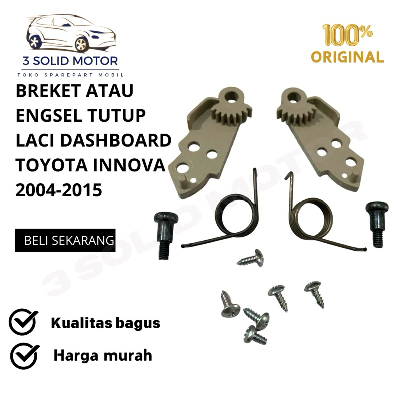 Toyota INNOVA 2004-2015 DASHBOARD DRAWER LID BRACKET OR HINGE ORIGINAL ...