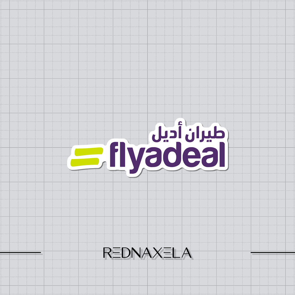 Flyadeal Airlines Vinyl Sticker Outdoor Suitcase Sticker Sticker ...