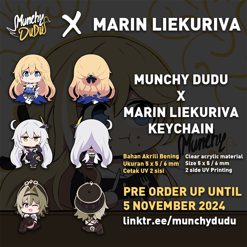 Munchy DUDU X MARIN LEUKURIVA KEYCHAIN | Shopee Philippines