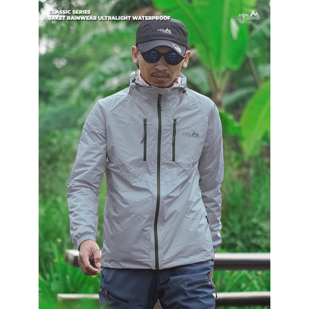 Triple Outdoor Waterproof Jacket - Ultralight Outdoor Jacket - Rainwear ...