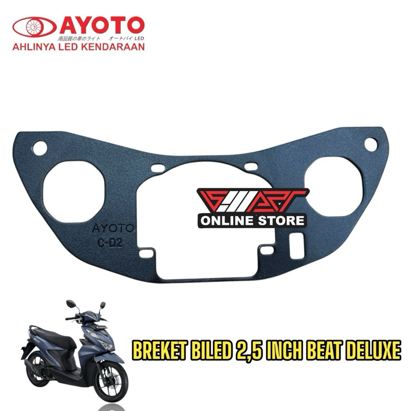 Bracket BILED 2.5 INCH HONDA BEAT DELUXE | Shopee Philippines