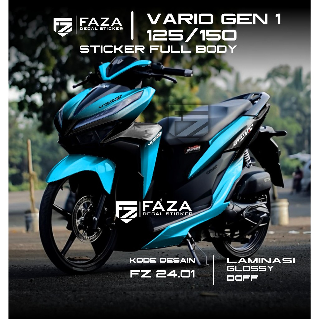 Faza Decal - Decal Sticker Vario 150 New Full Body Graphic Gradation ...