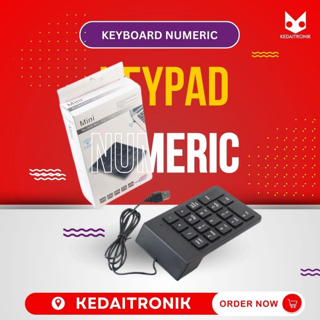 Keyboard Numeric Keypad Numeric Pad Numpad USB Mini Numeric | Shopee ...