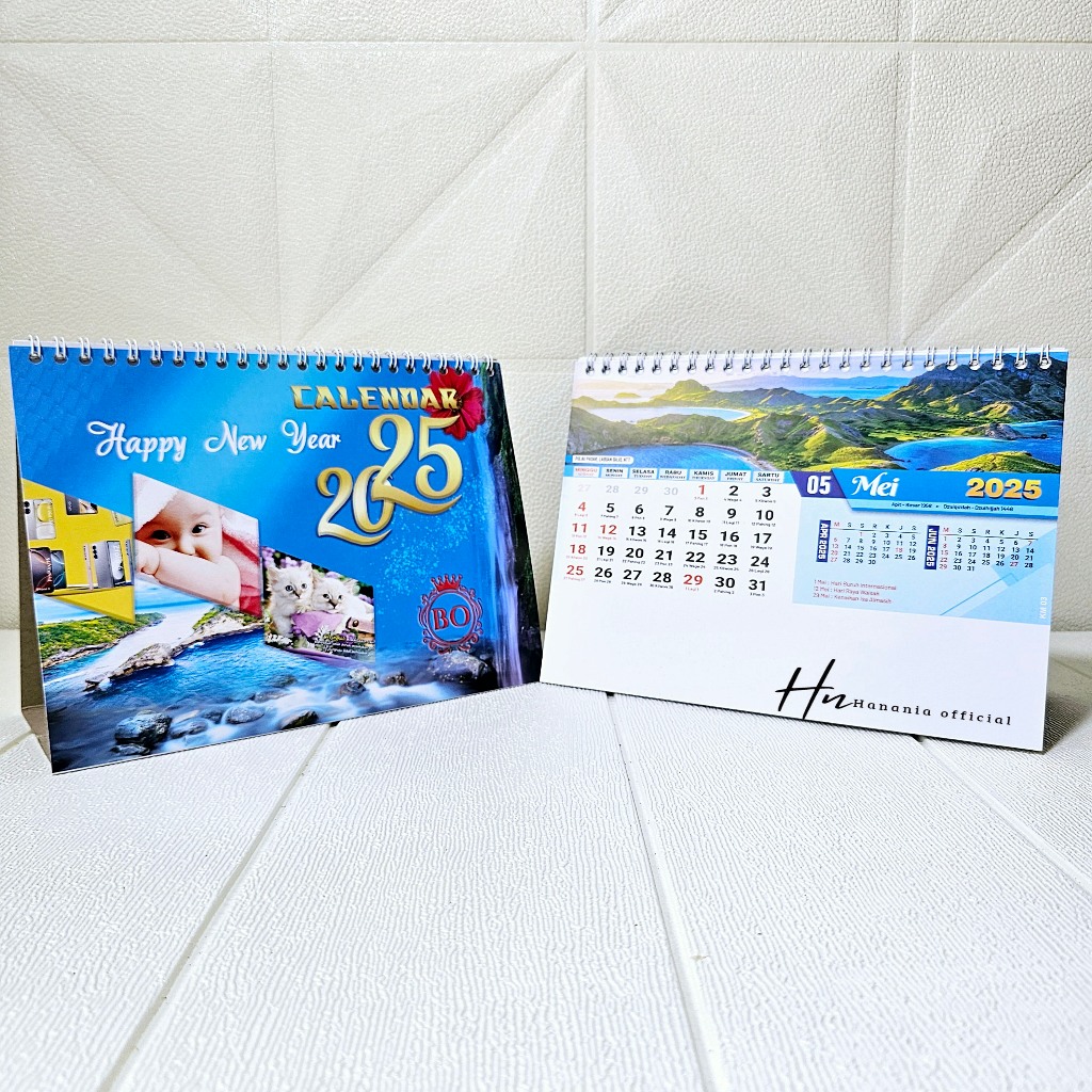 Table CALENDAR / SITTING CALENDAR 2025 MOTIF / CALENDAR | Shopee ...