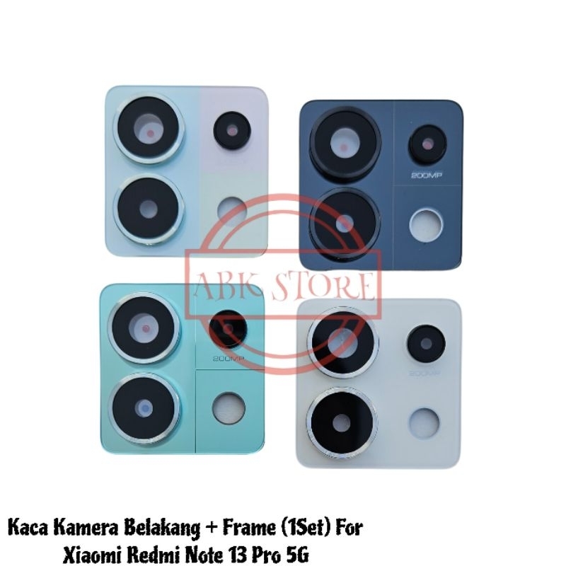 Camera Lens / Rear Camera Glass + Frame (1Set) Xiaomi Redmi Note 13 Pro ...