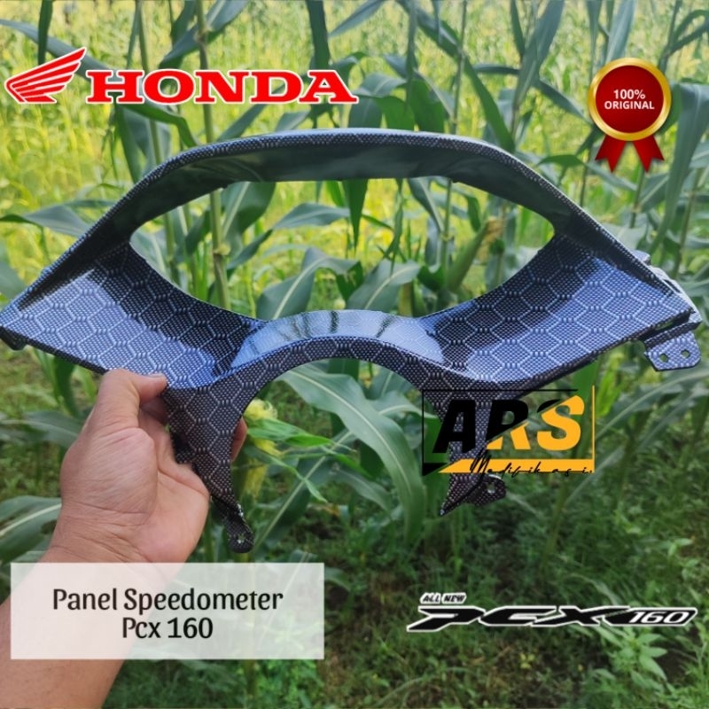 PCX 160 Carbon WTP Speedometer Frame Panel with Hexagonal Motif ...