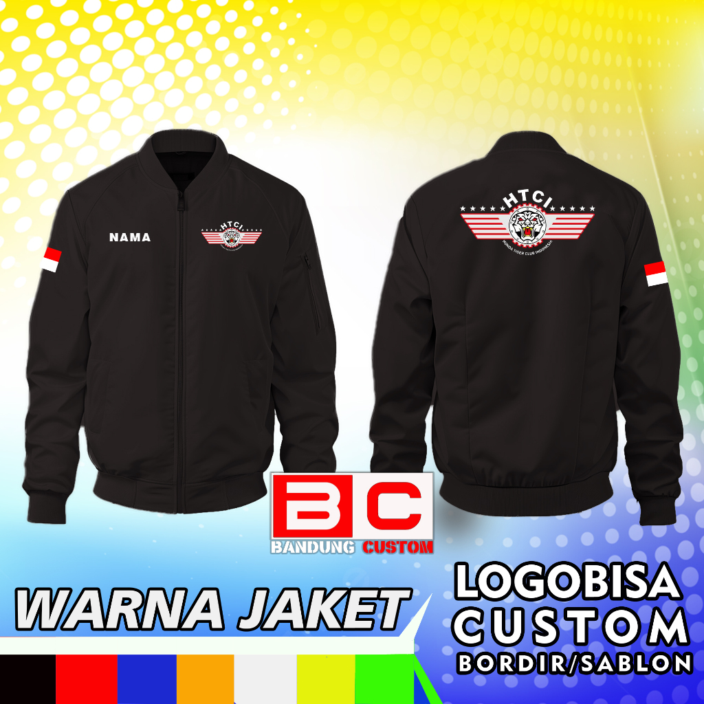 HTCI Bomber Jacket / honda tiger club indonesia jacket | Shopee Philippines