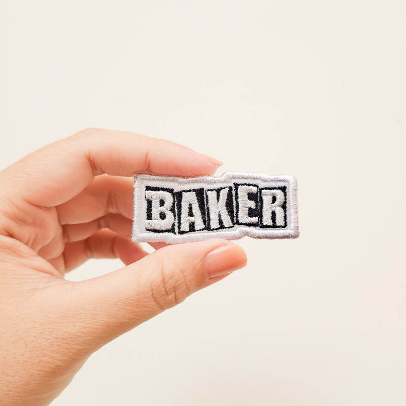 Logo SKATEBOARD EMBROIDERED PATCH / BAKER EMBROIDERED BADGE / IRON ...