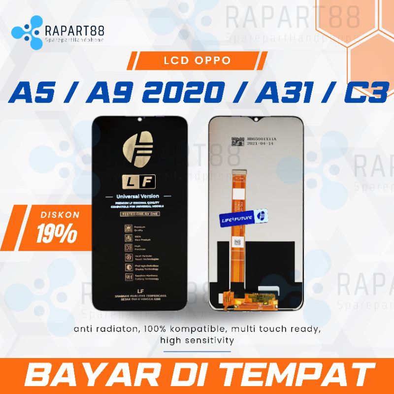 Lcd Oppo A5 2020 / A9 2020 / Realme C3 / Realme 5 Original Fullset ...