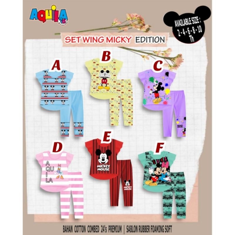 Mickey wing Set edition | Shopee Philippines