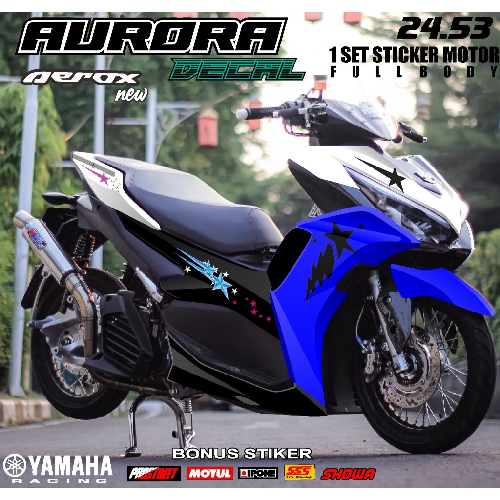 Urw LATEST decal sticker aerox 155 NEW Connected FULL BODY DESIGN ...