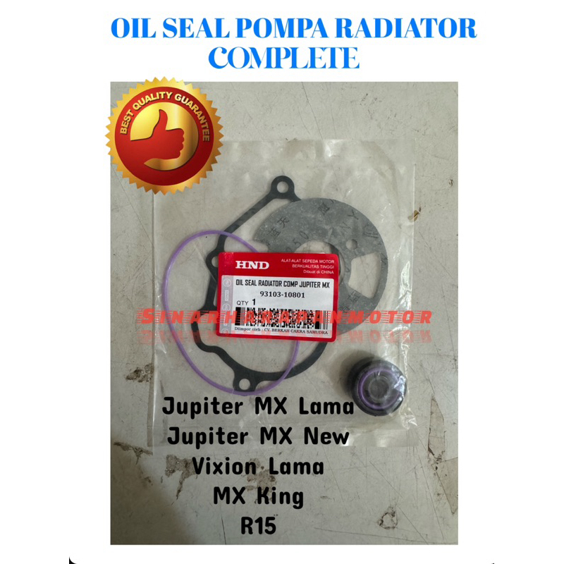 Oring Seal Sil Packing Gasket Water Pump Pom Radiator Jupter MX Old ...