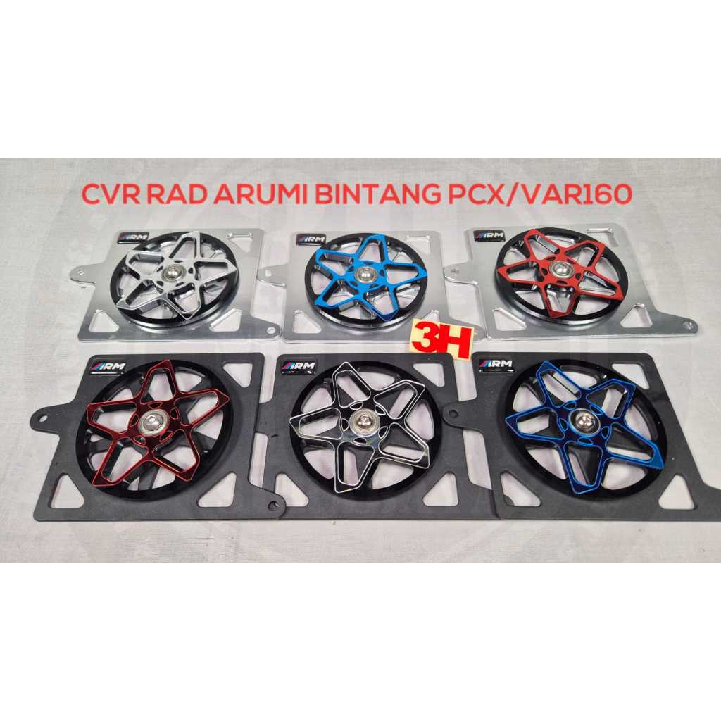 Arumi BINTANG PCX160 RADIATOR COVER - VARIO160 | Shopee Philippines