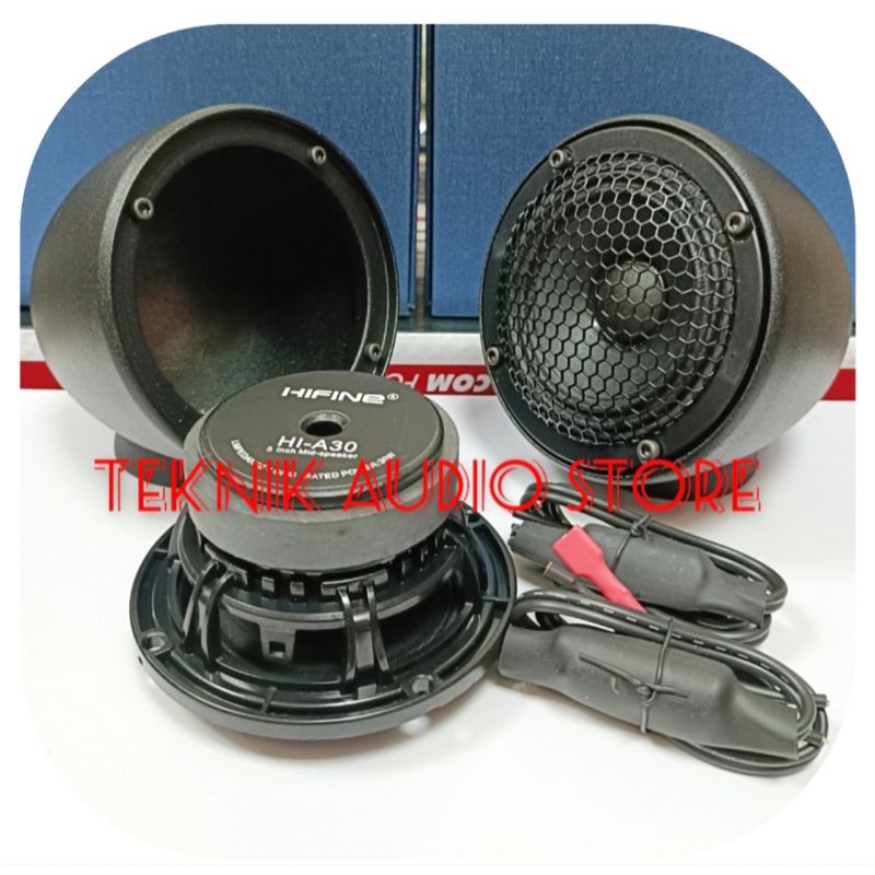 Midrange Hifine 3 inch Paper Cone Speaker Includes Aluminum Mounting ...