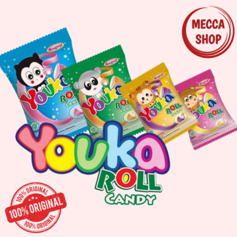 YOUKA CANDY ROLL CONTAINS 10 - CANDY ROLLS - JADULE CANDY | Shopee ...