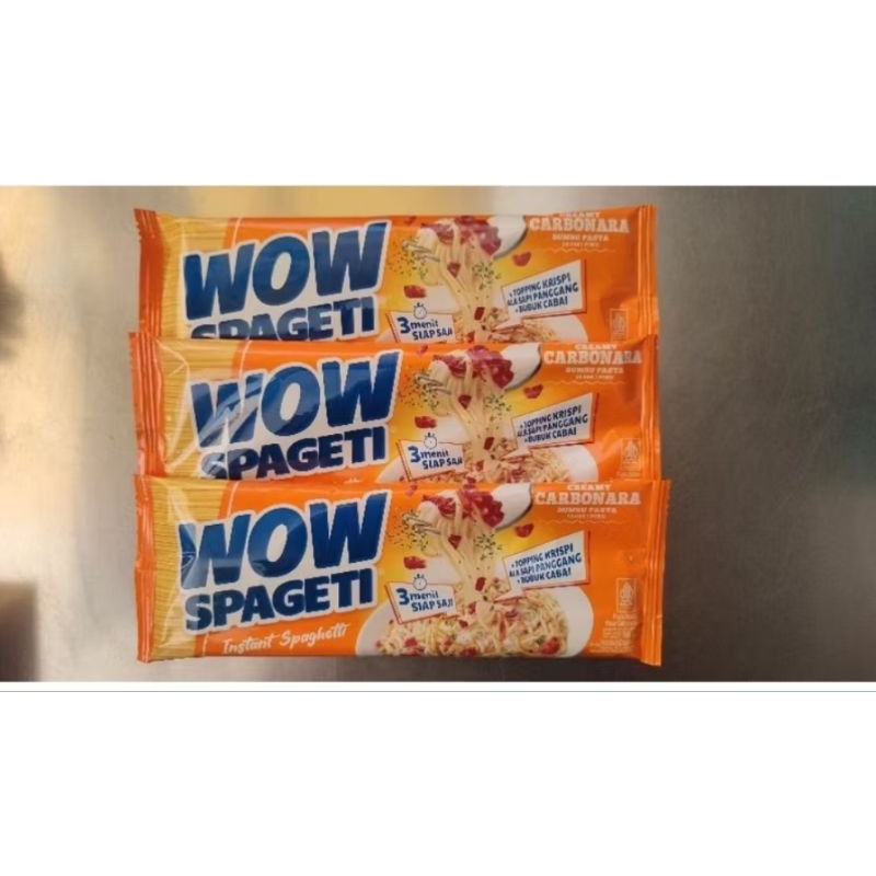 1 box contains 40 pcs of wow carbonara bolognese spaghetti | Shopee ...
