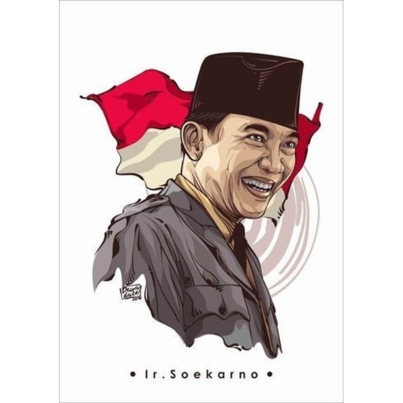 Ir Soekarno printed cut sticker | Shopee Philippines