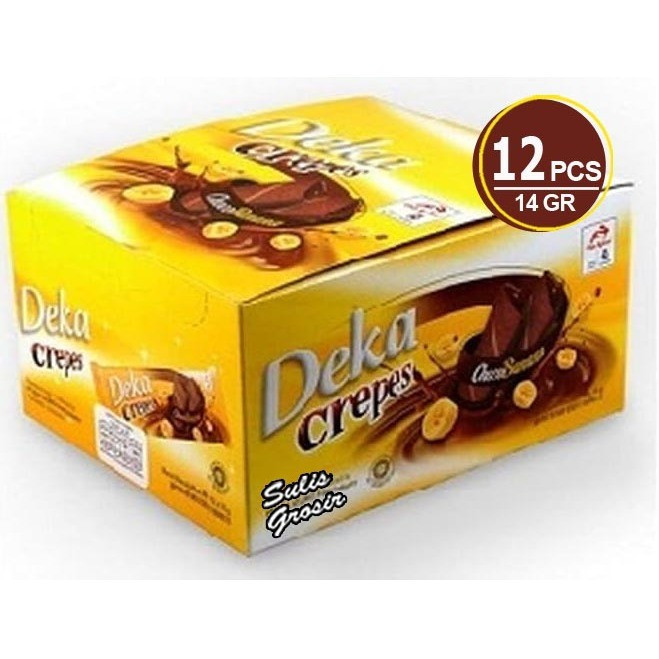 Deka Crepes Wafer Biscuit choco banana [12 Pcs/ Box] | Shopee Philippines