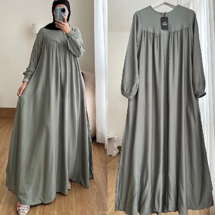 Women's GAMIS REMPEL Crinkle Airflow Plain Front Zipper Busui Jumbo ...