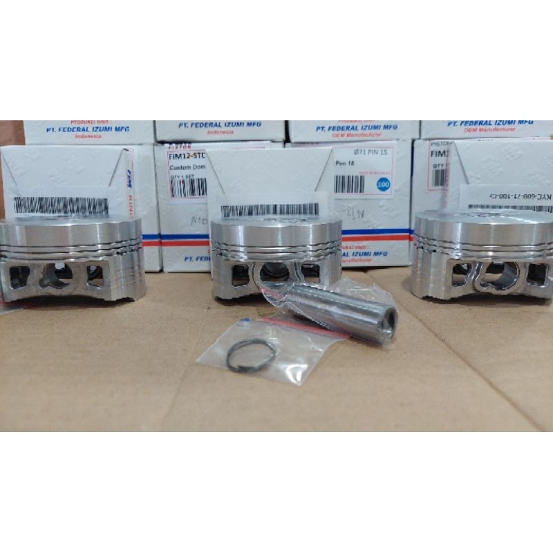 Seher PISTON KIT FIM 70 71 72 MM PIN 14 15 16 MM | Shopee Philippines