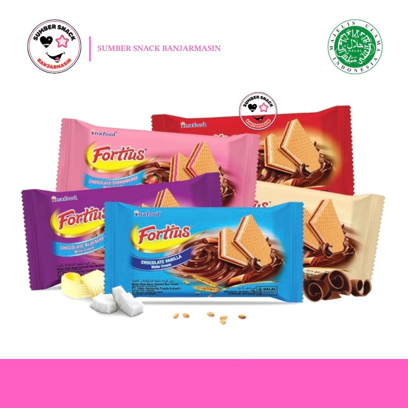 Inafood Fortius Wafer Cream (70g) (5 Flavor Variants) | Shopee Philippines