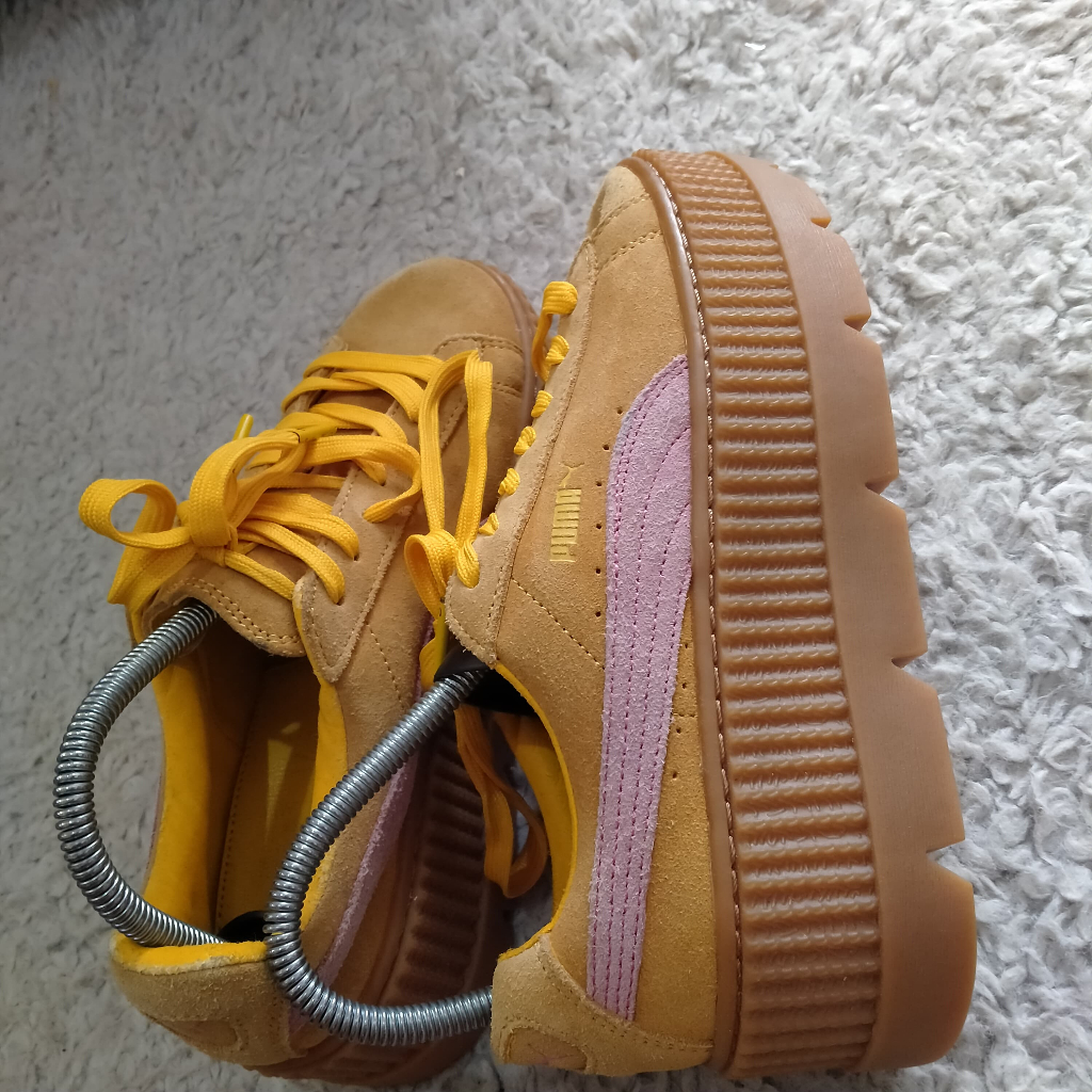 Original - Puma Collabs Rihana Fenty Yellow (38/24) | Shopee Philippines