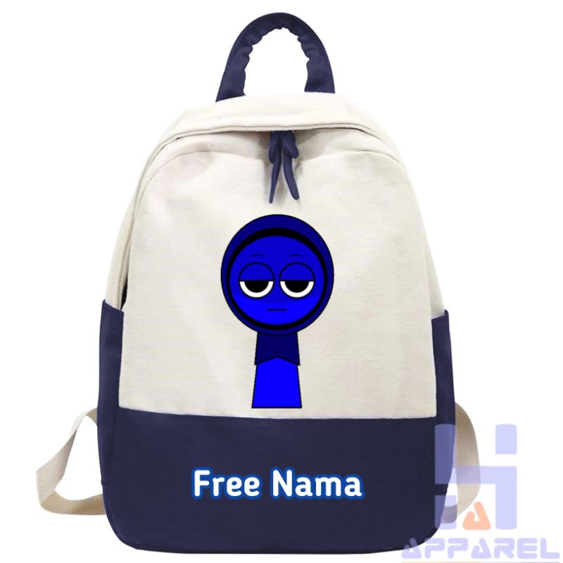 Incredibox SPRUNKI BLUE JEVIN CHILDREN'S BACKPACK FREE NAME | Shopee ...