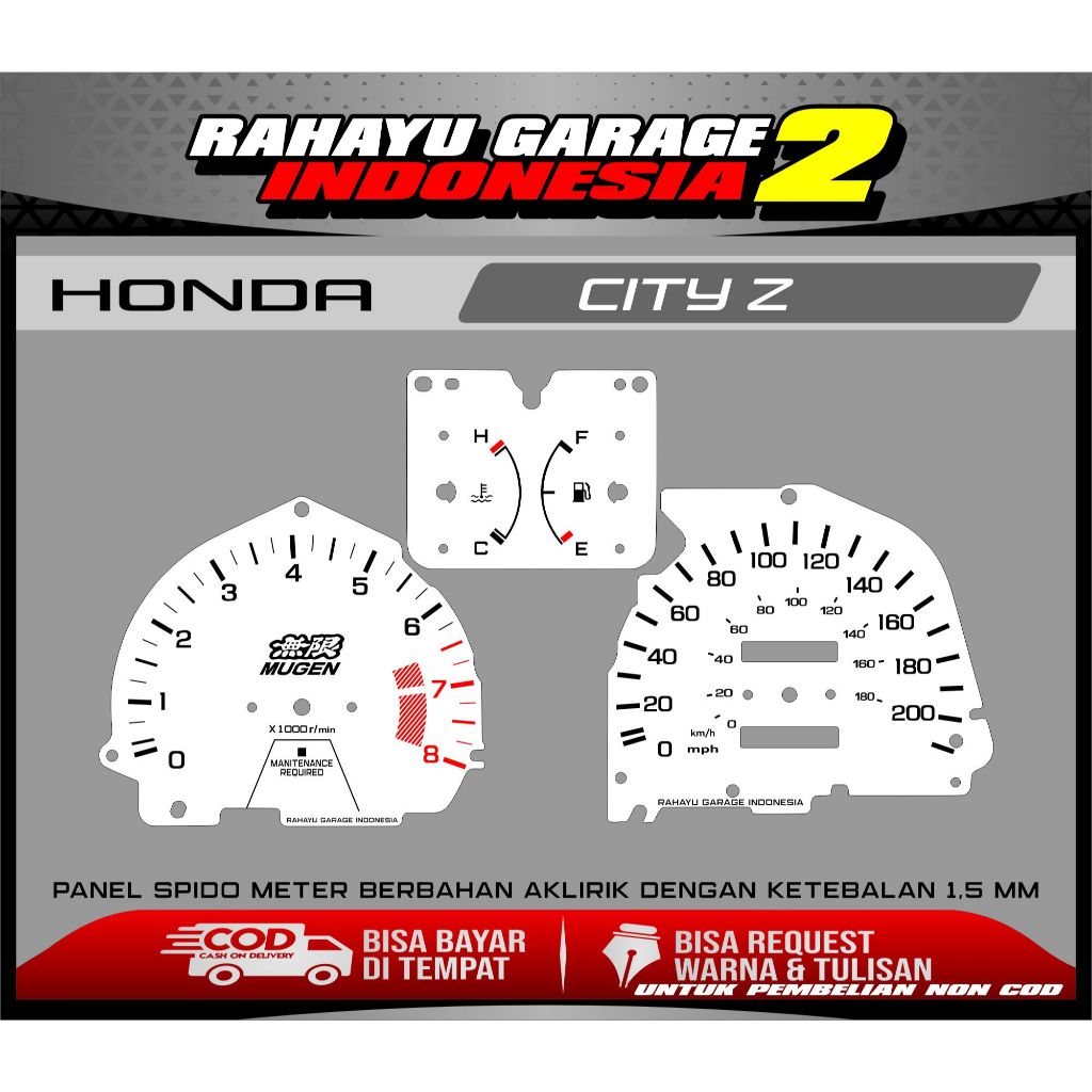 Honda CITY Z CUSTOM SPEEDOMETER BOARD | Shopee Philippines