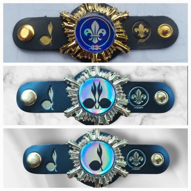 MATAHARI Gold Sun Model Hologram Logo School Activity Ring/Ring ...