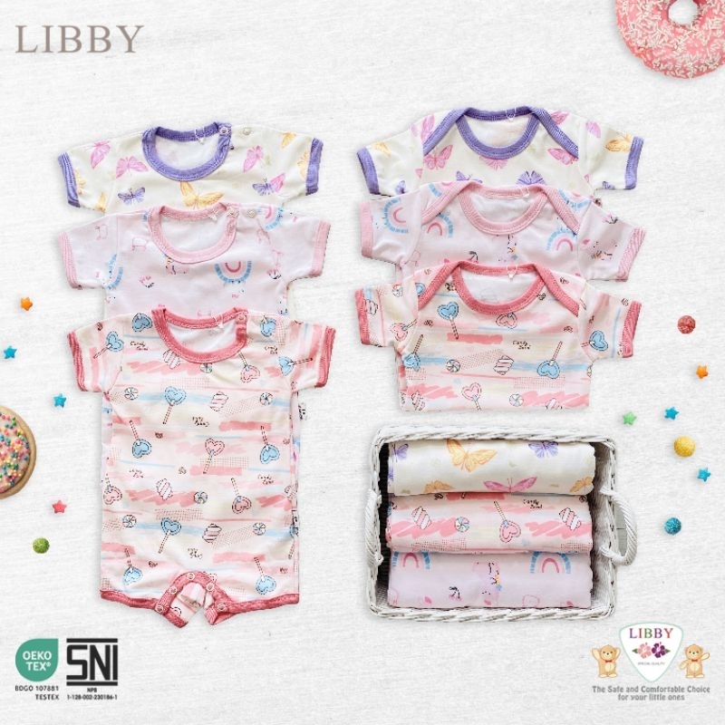 Libby Baby Sanrio | Premium Quad Jumpsuit | Bodysuit | Jumper | Romper | Cotton Print Motif ...