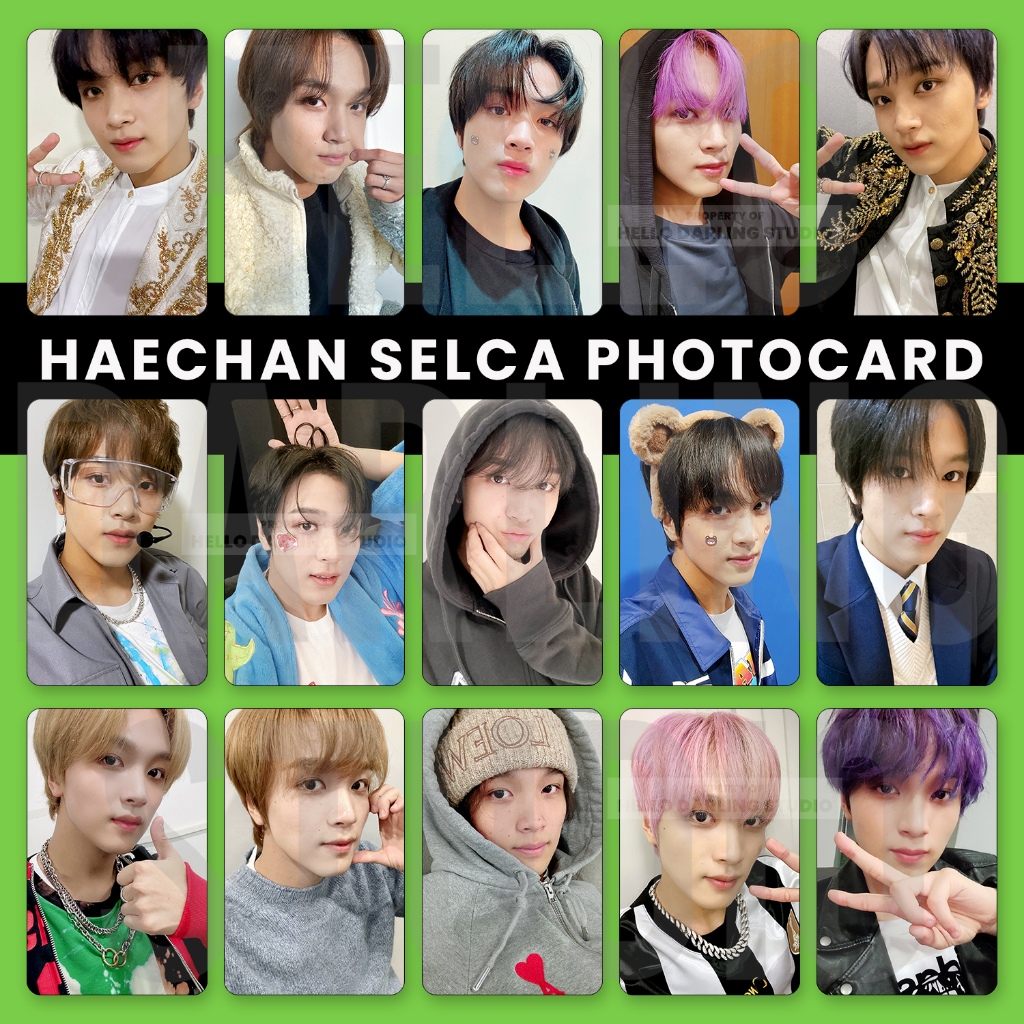 10 Pcs NCT DREAM Lee Haechan Selca Photocard set. Unofficial. Fan Made ...