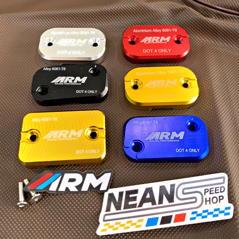 Lid COVER CNC MASTER BRAKE STANDARD ORIGINAL HONDA MOTORCYCLE ARUMI ...