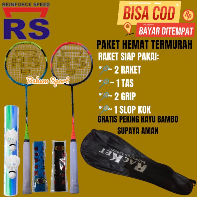 Rs Badminton Racket is a economical package | Shopee Philippines