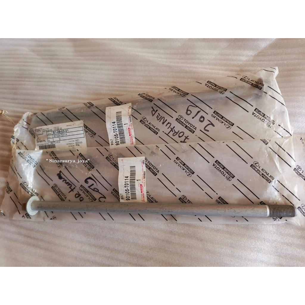 Bolt ORIGINAL Fortuner 2015-2021 Wing ArmBolt 90105-T0114 | Shopee ...