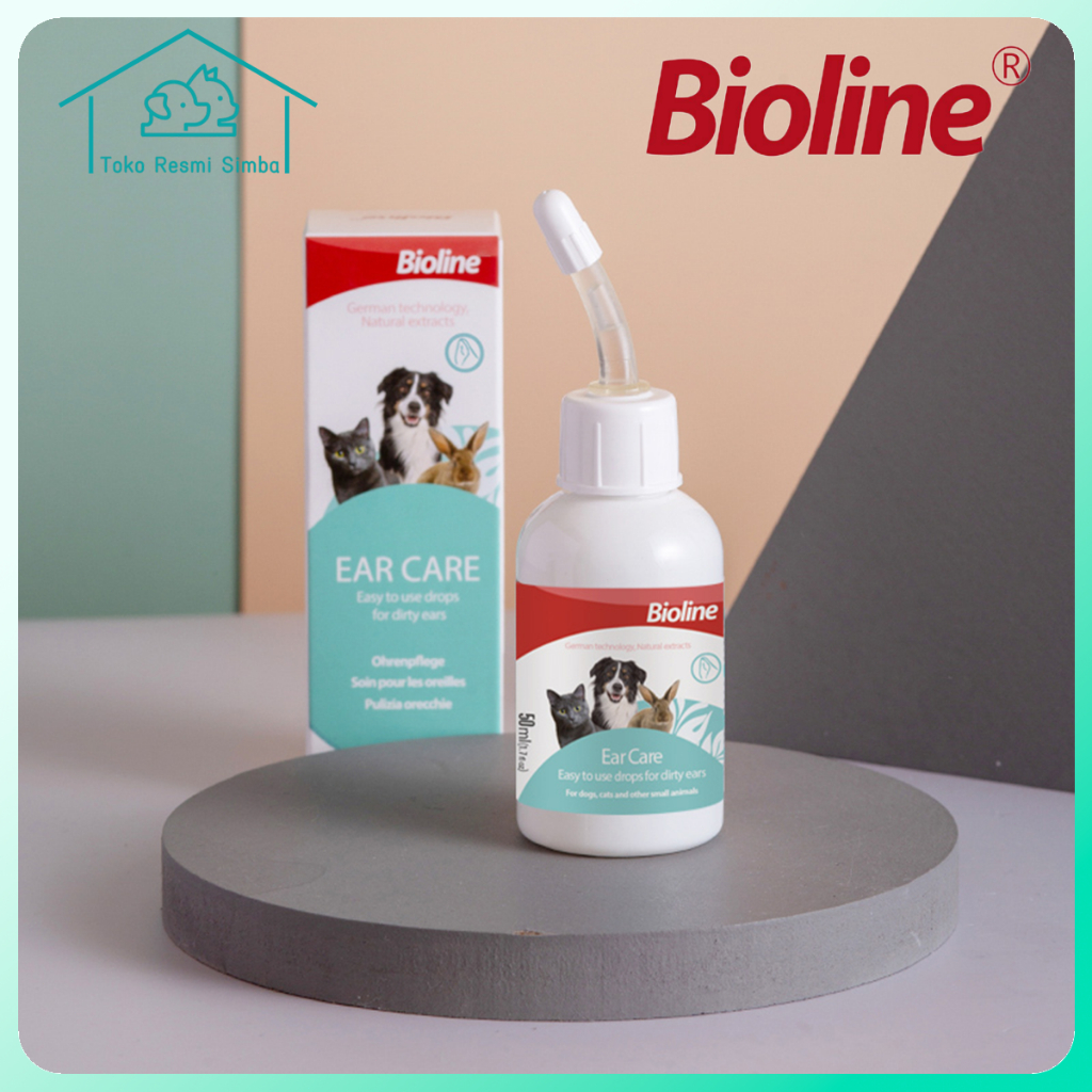Bioline ear cleaning fluid for dogs cats rabbits - bioline ear care ...