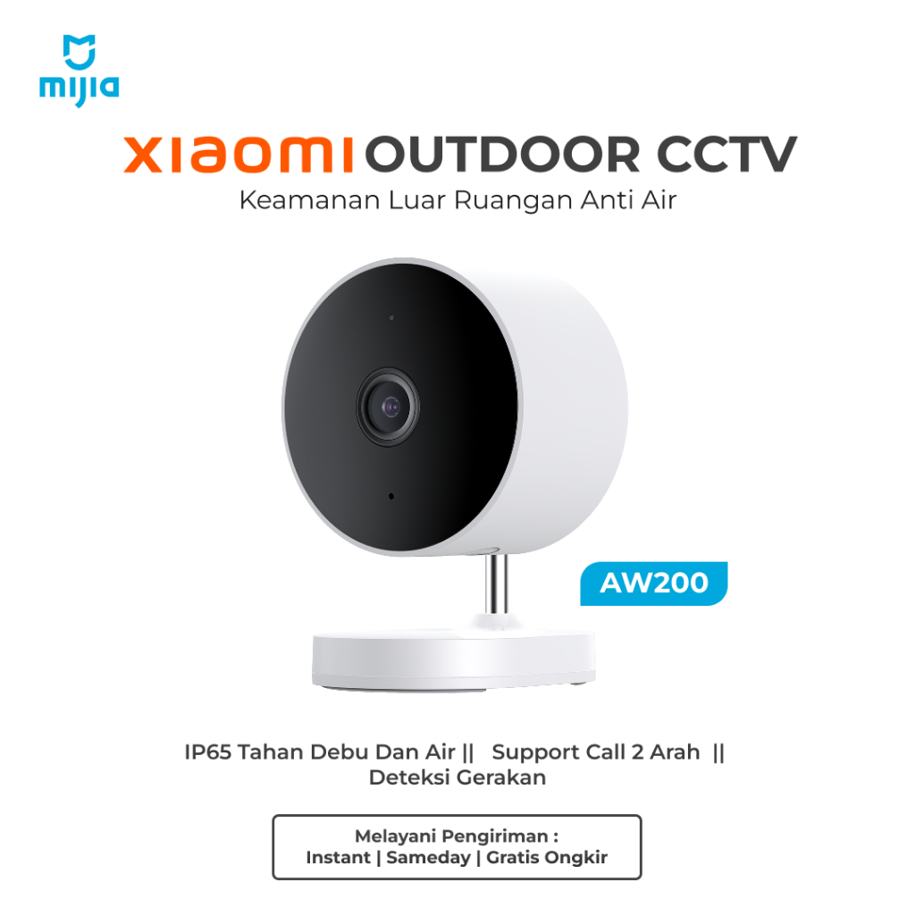 Xiaomi Outdoor CCTV Camera AW200 | Ip65 Dustproof Motion Detection 2 ...