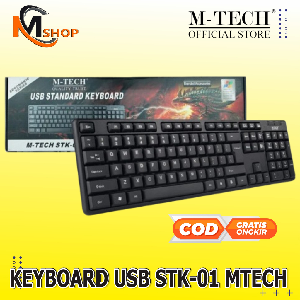 Mtech STK-01 M- techSTK 01 Kable Computer and Laptop Usb Keyboard ...