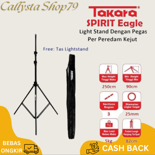 Takara Spirit Eagle Lightstand Podcast Studio Lighting Lamp | Shopee ...