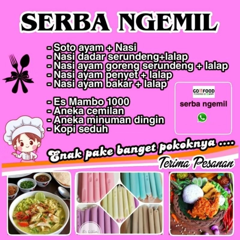 1X1 METER SNACKS WARUNG BANNER FREE DESIGN | Shopee Philippines
