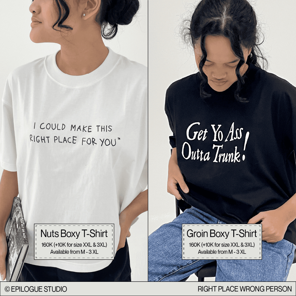 Nuts & Groin Boxy T-Shirt | Rm Right Place Wrong Person RPWP Series by ...