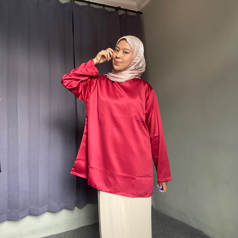Inner Satin Tunic / Inner Satin / Satin Top / Inner top by Kautami.id ...